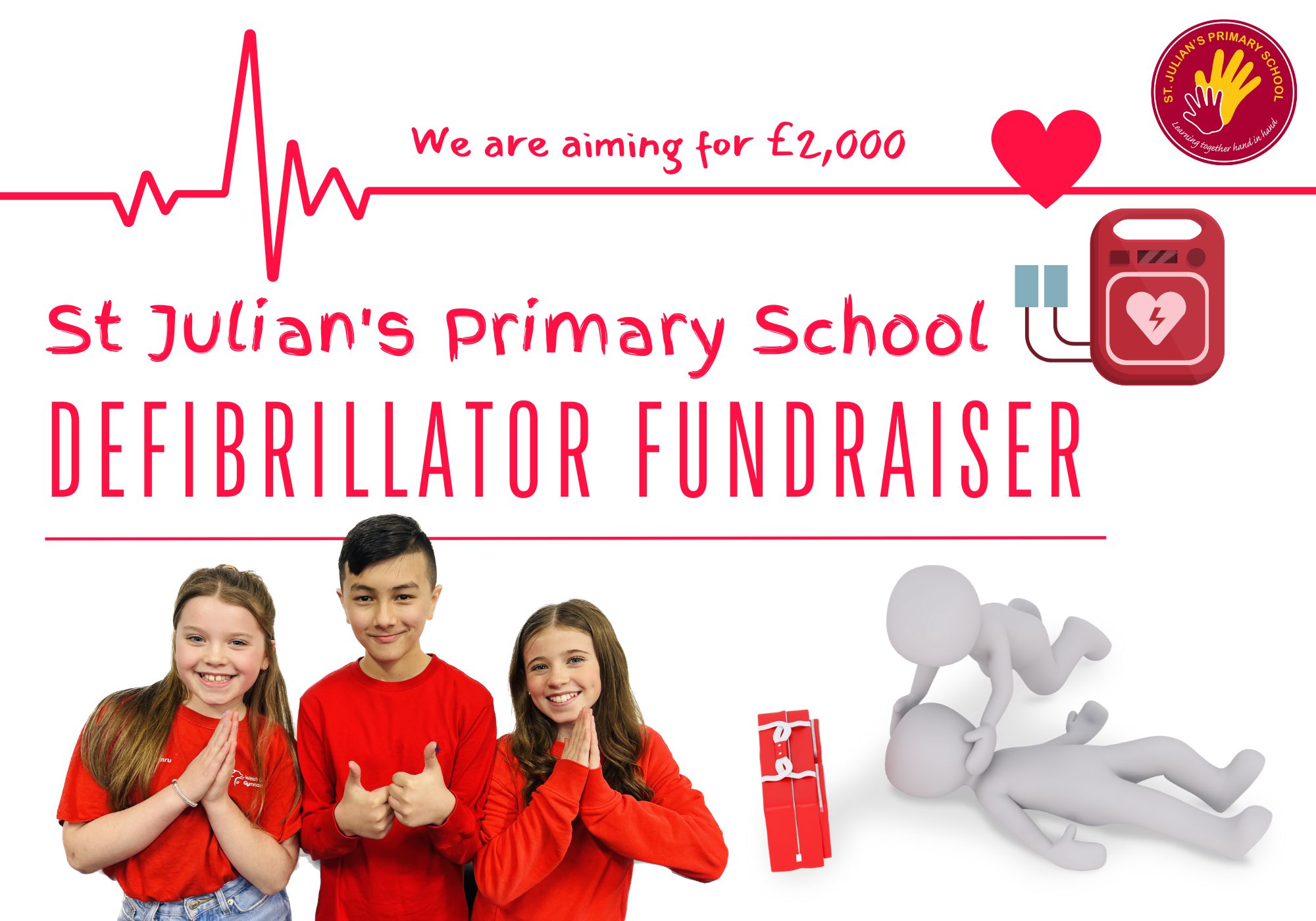 Defibrillator Fundraiser – St Julians Primary School